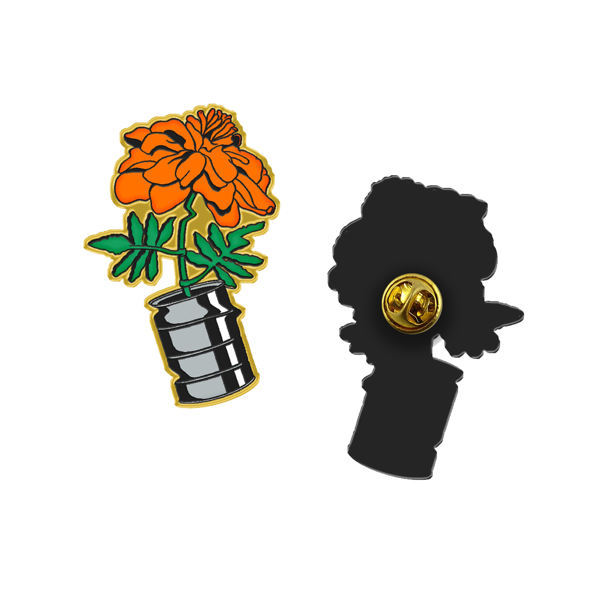 MARIGOLD ENAMEL PIN – St. Vincent Official